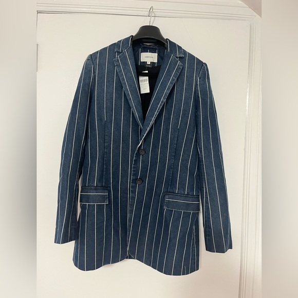 Current/Elliott | Jackets & Coats | Currentelliot Striped Blazer | Poshmark